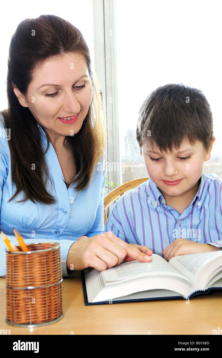 Helping student students pupil boy boys hi-res stock photography and ...