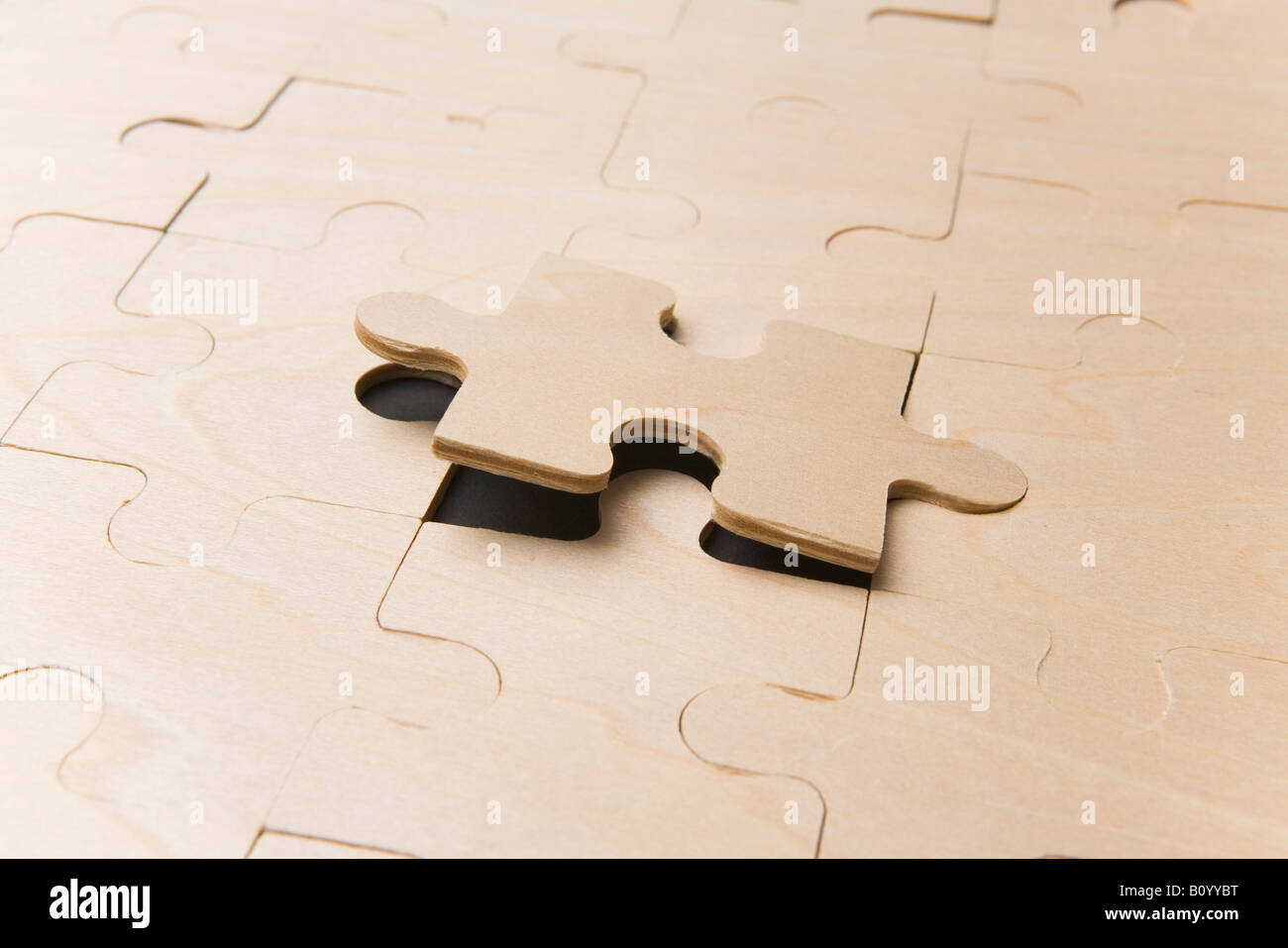 The last puzzle piece completion Stock Photo - Alamy