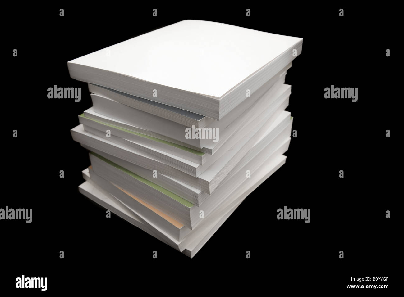 Books manuals on white hi-res stock photography and images - Alamy