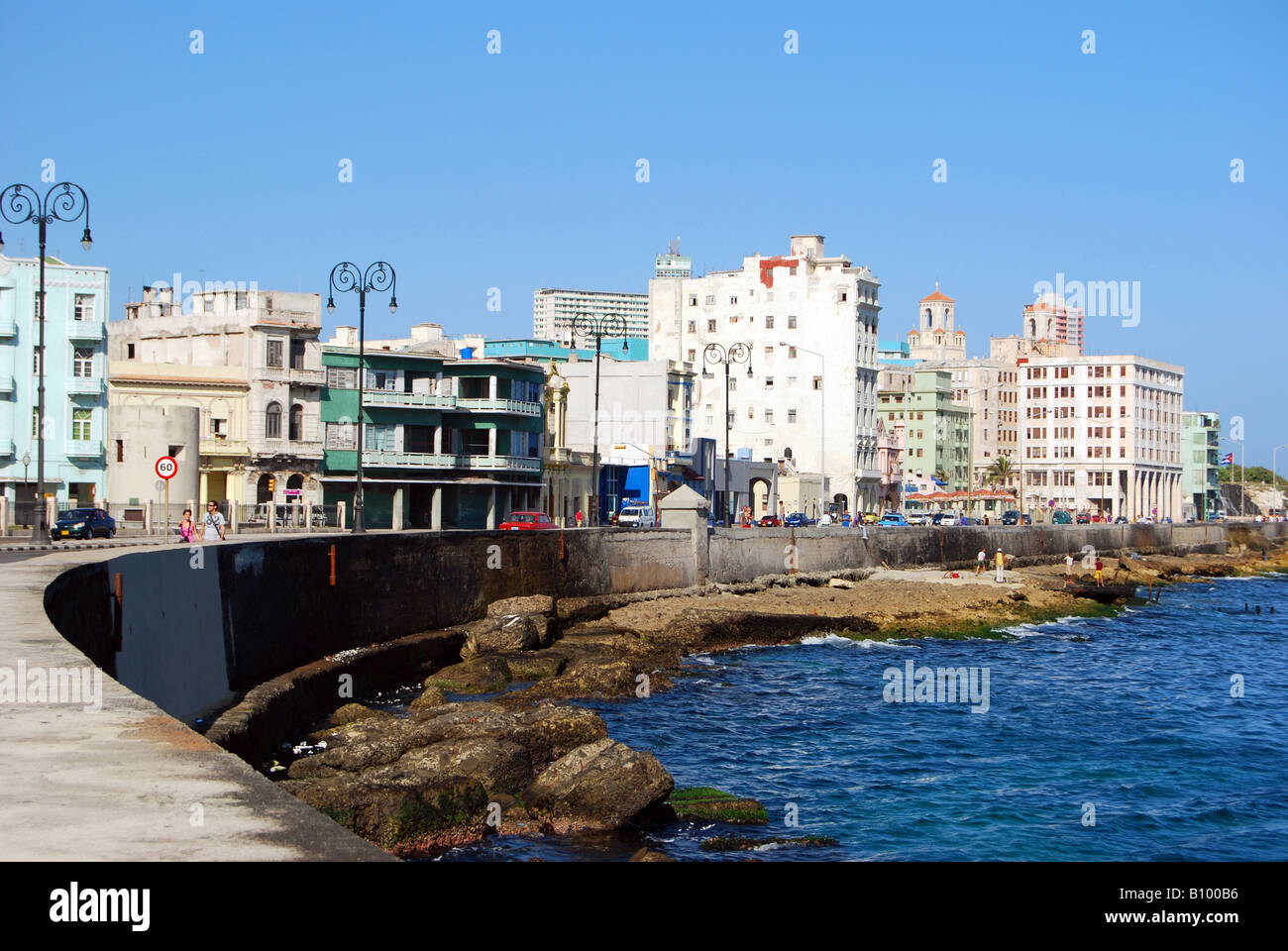 The Malecon Havana s famous sea wall Stock Photo - Alamy