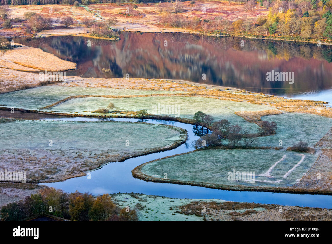 Surprise View in Autumn colour, Derwent Water, Lake District National ...