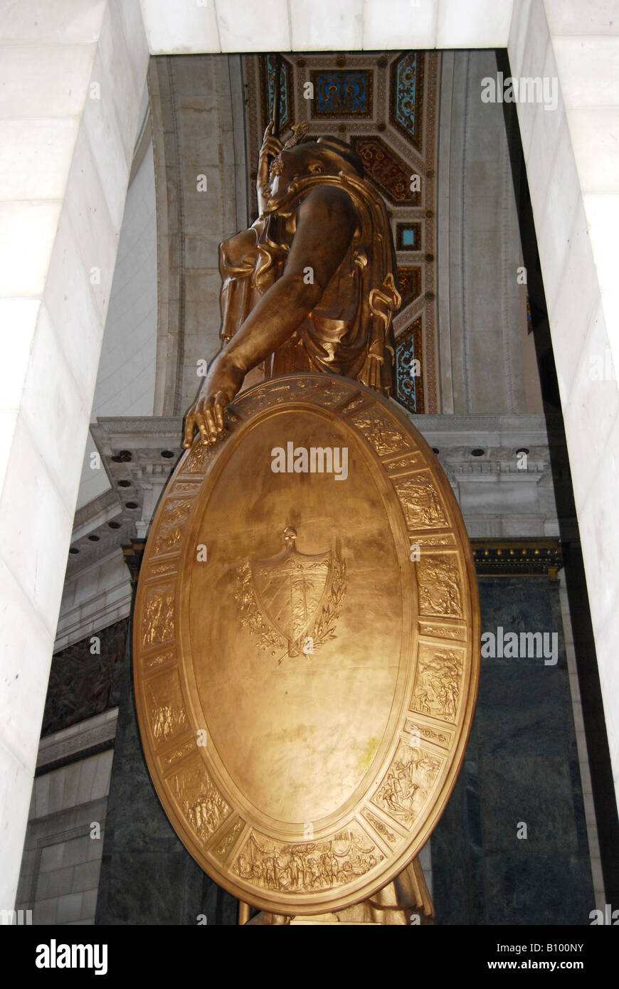 The 17m bronze statue of the republic in the Capitolio Nacional the ...