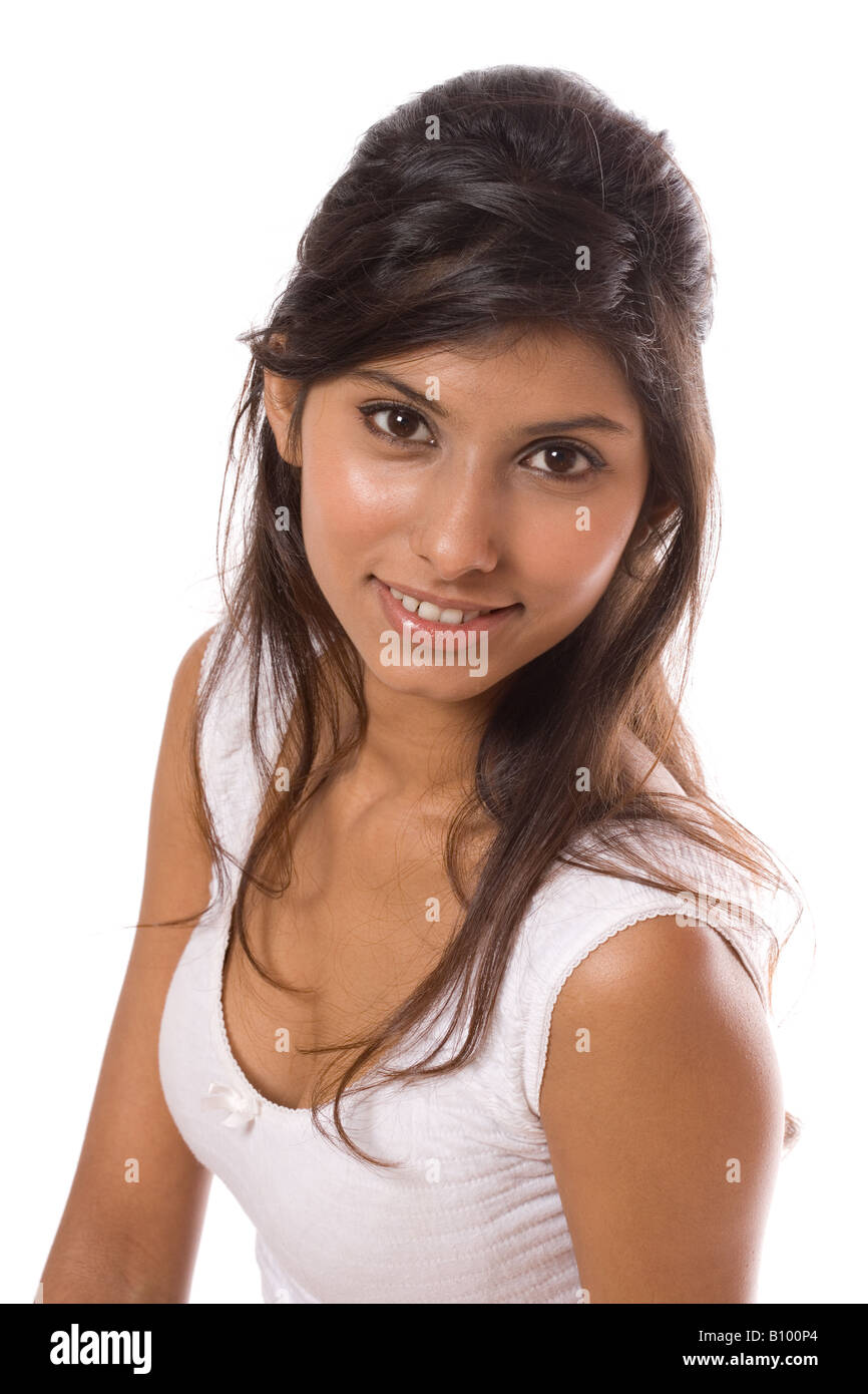 Young woman, Pakistani model Stock Photo - Alamy