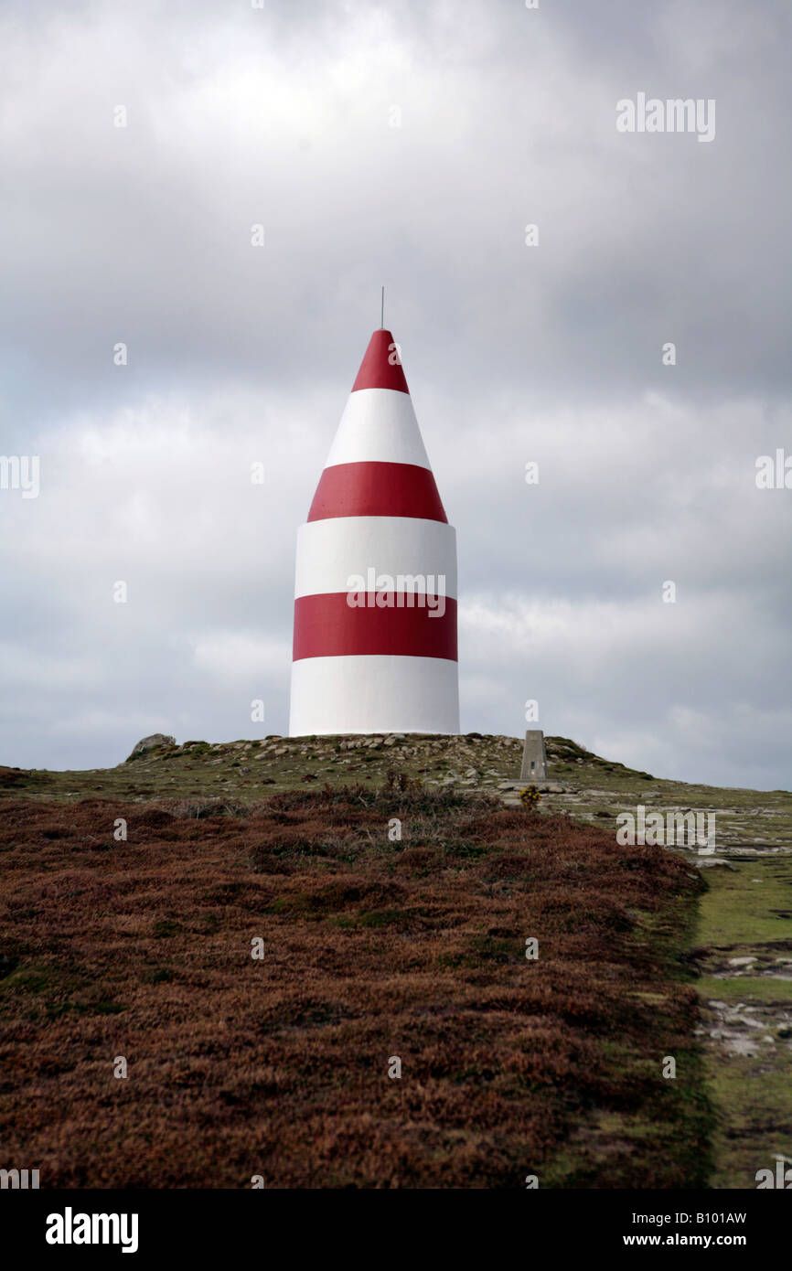 Red daymark hi-res stock photography and images - Alamy