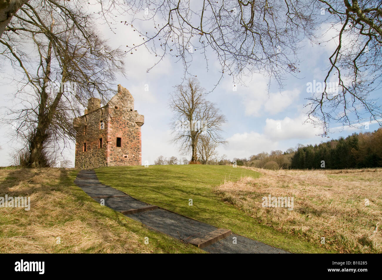 Greenknowe Tower Stock Photos & Greenknowe Tower Stock Images - Alamy