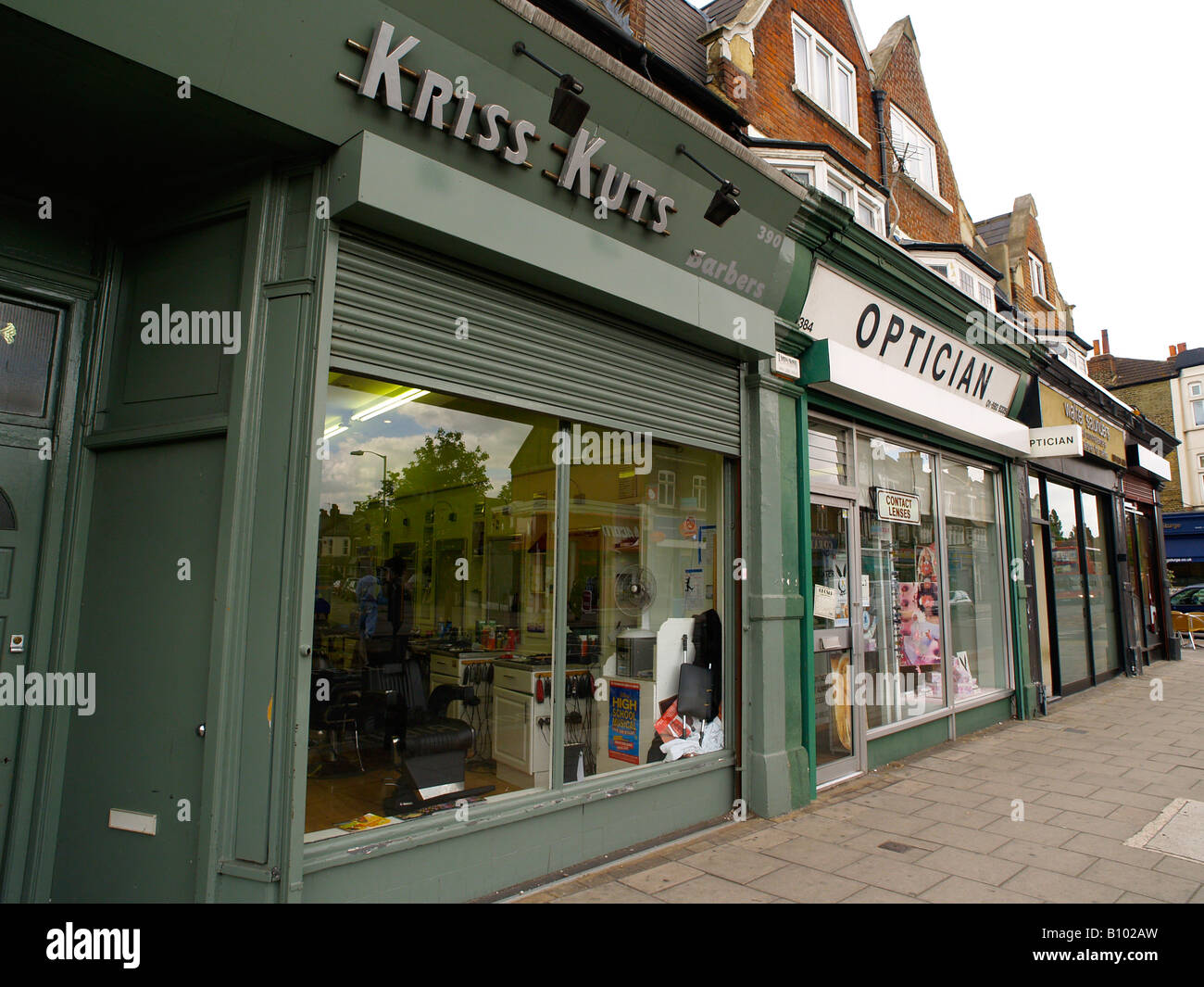 Parade of shops in Brockley Lewisham London SE4 Stock Photo - Alamy