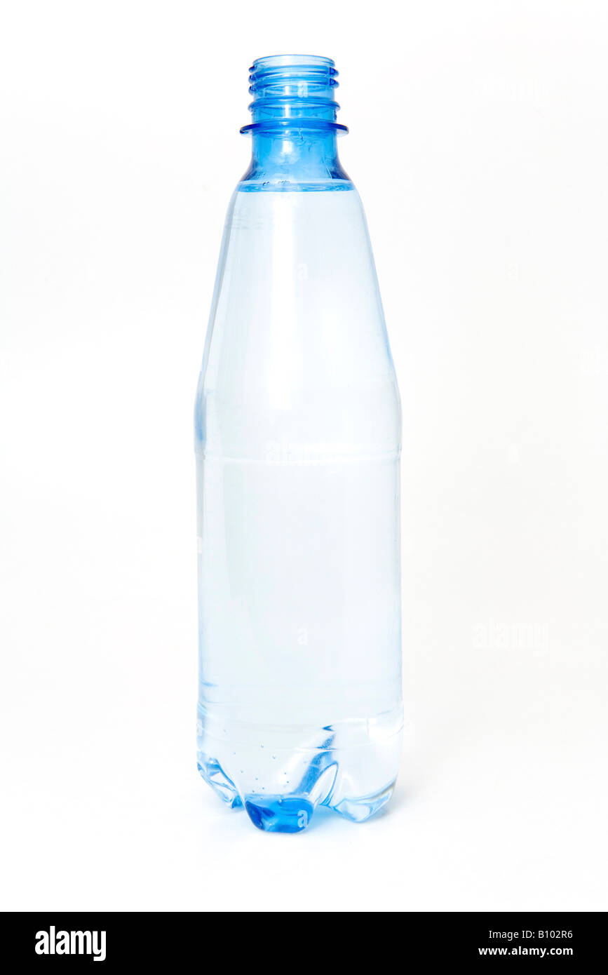 Open plastic water bottle Stock Photo - Alamy