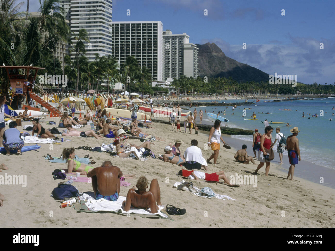 Hawaiian Islands Beach People