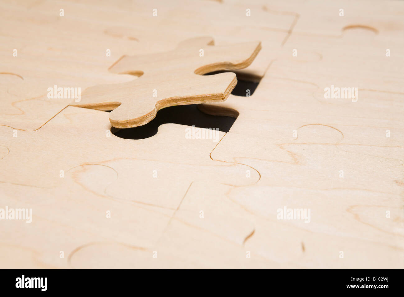 The last puzzle piece completion Stock Photo - Alamy