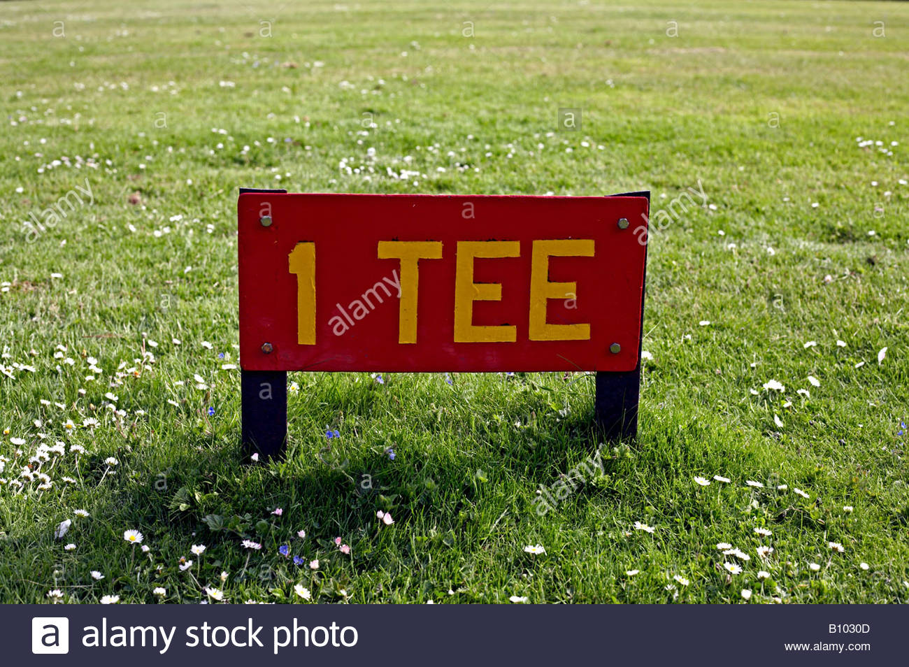 First tee sign hi-res stock photography and images - Alamy