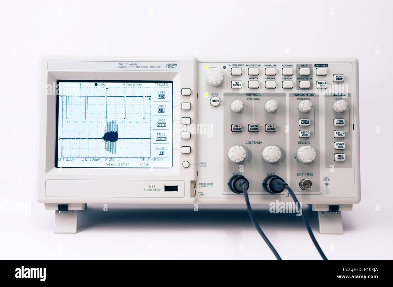 Digital Storage Oscilloscope Stock Photo - Alamy