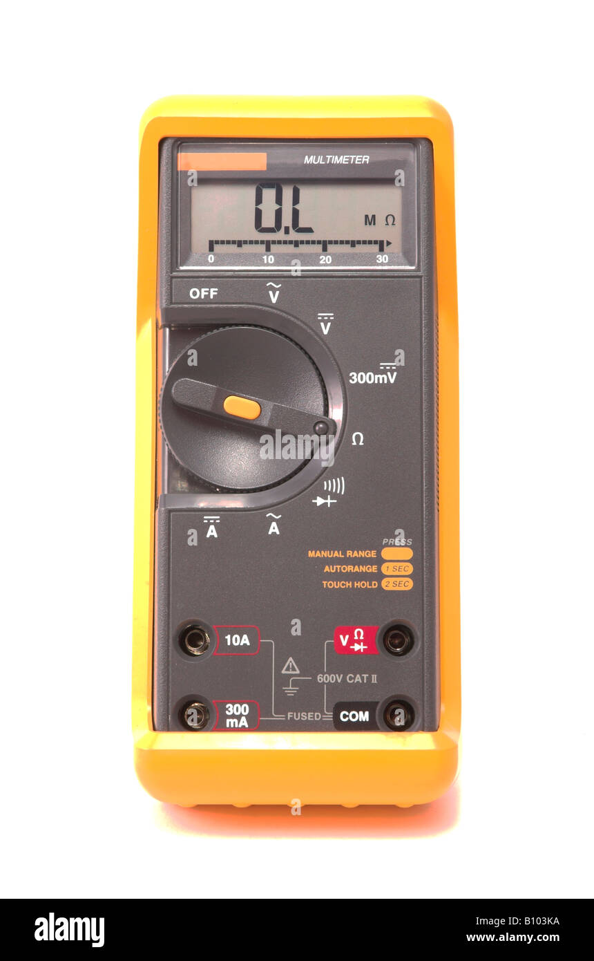 Electronic Digital Multi-Meter (DMM Stock Photo - Alamy