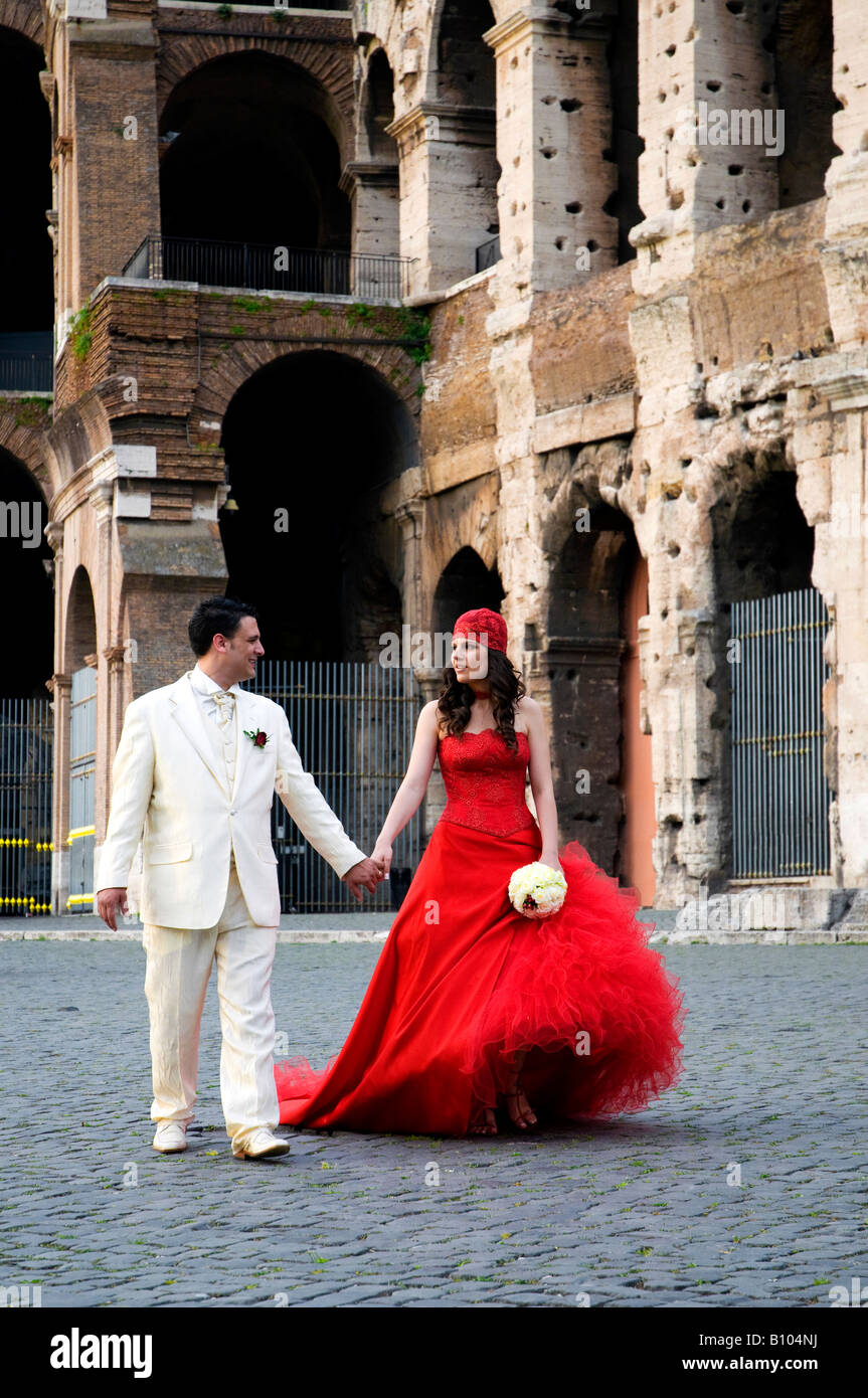 Woman In Front Of Colosseum Rome High Resolution Stock Photography and ...
