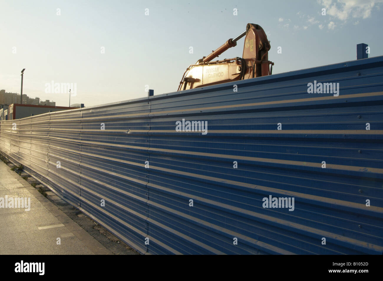 fence in construction site Stock Photo - Alamy