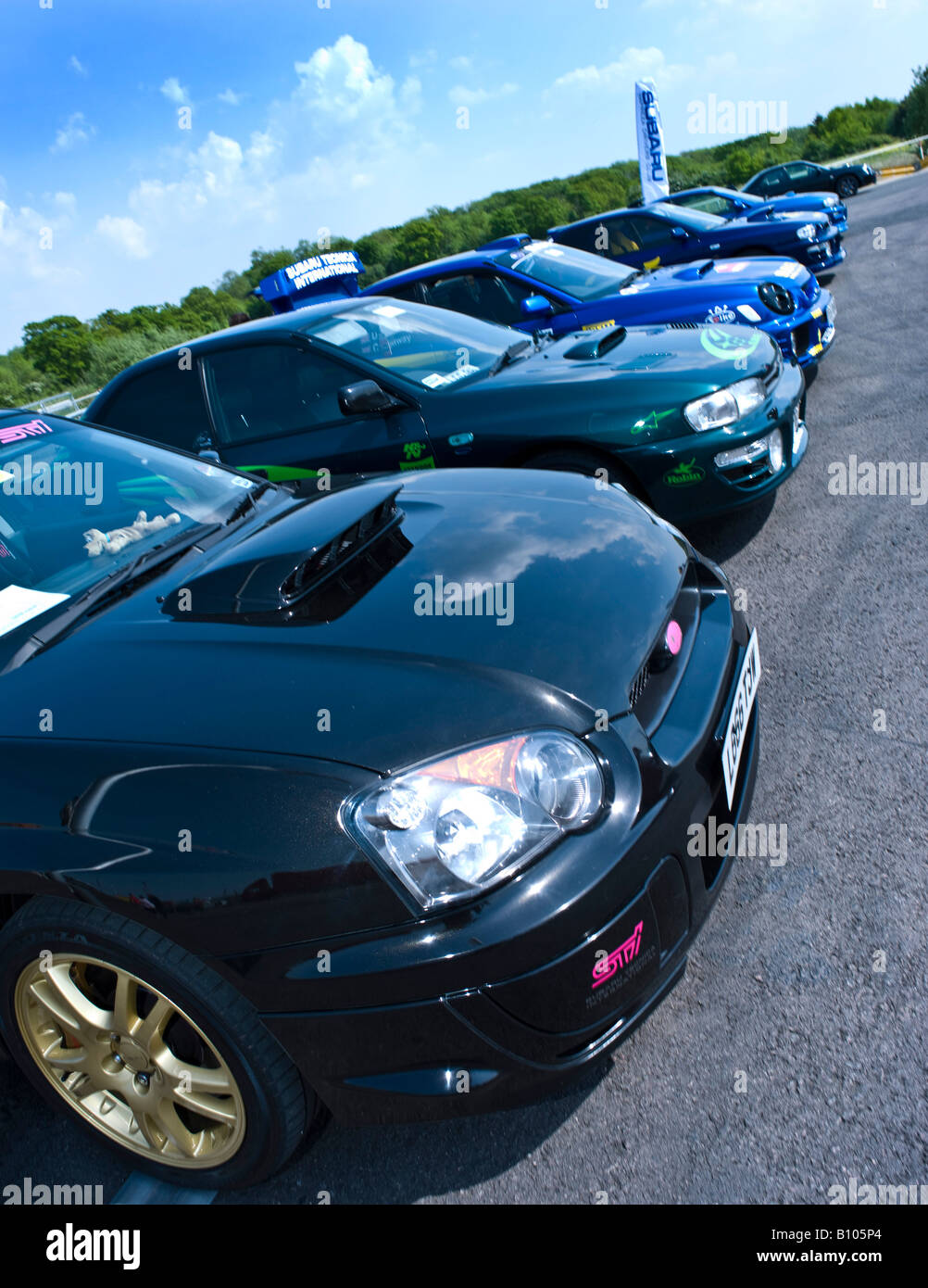Subaru Impreza turbo cars Stock Photo - Alamy