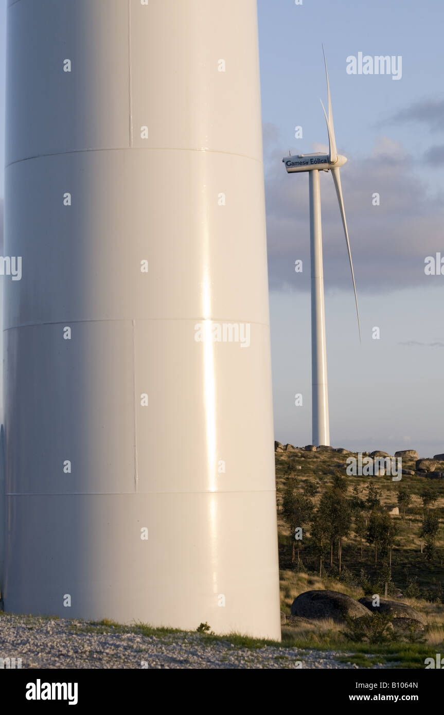 Wind farm in Portugal Stock Photo - Alamy