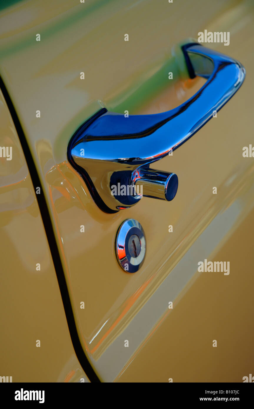 Door handle of a vehicle Stock Photo - Alamy