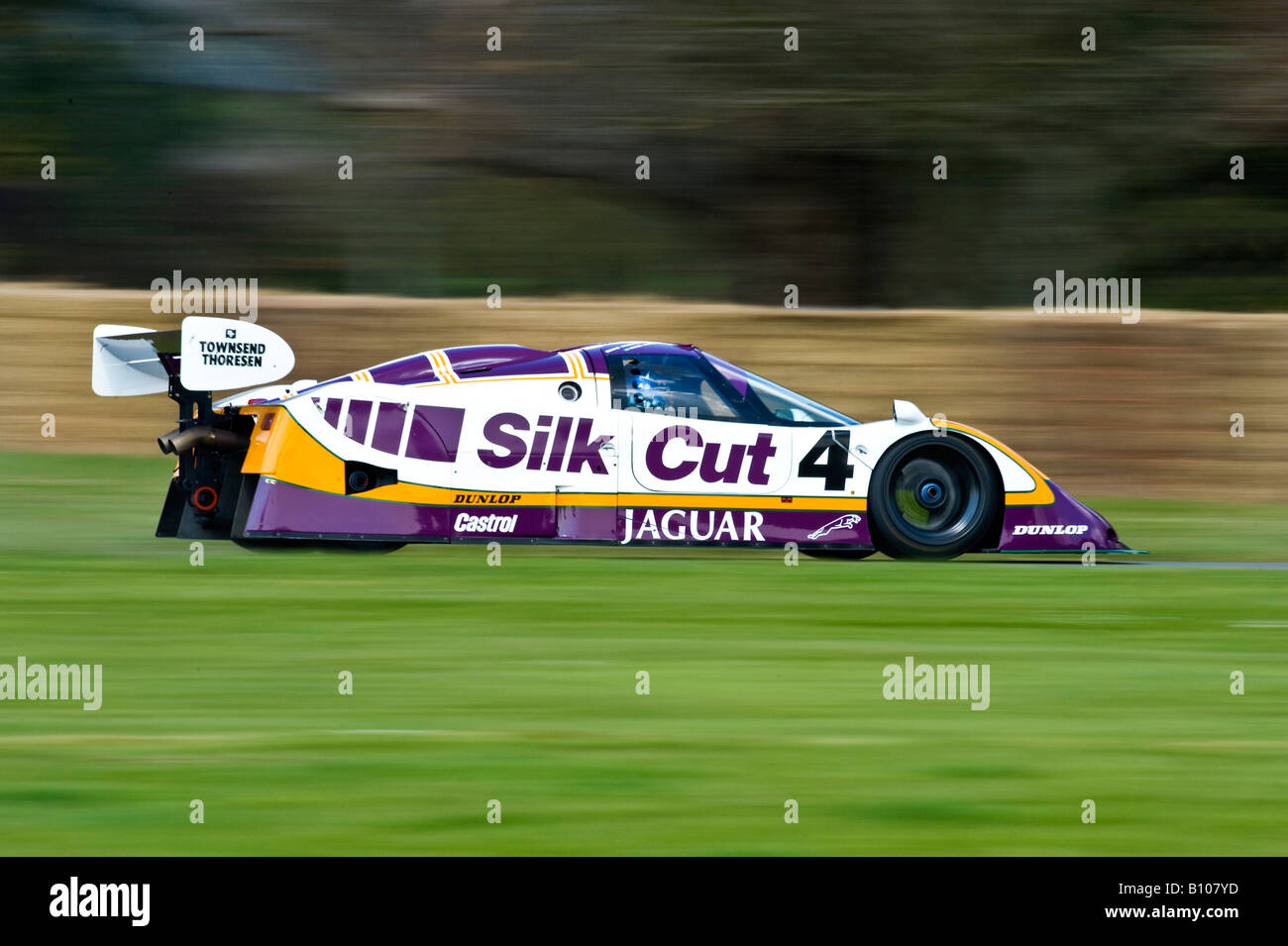 silk cut jaguar xkr12 vintage classic formula one f1 racing car in ...