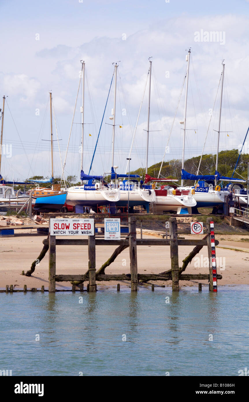 Yachts at Littlehampton Stock Photo - Alamy