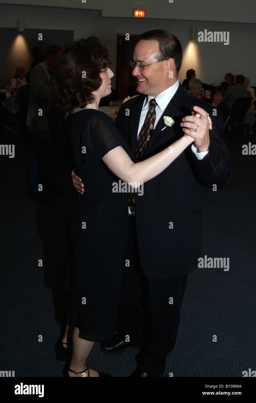 A married couple dancing Stock Photo - Alamy
