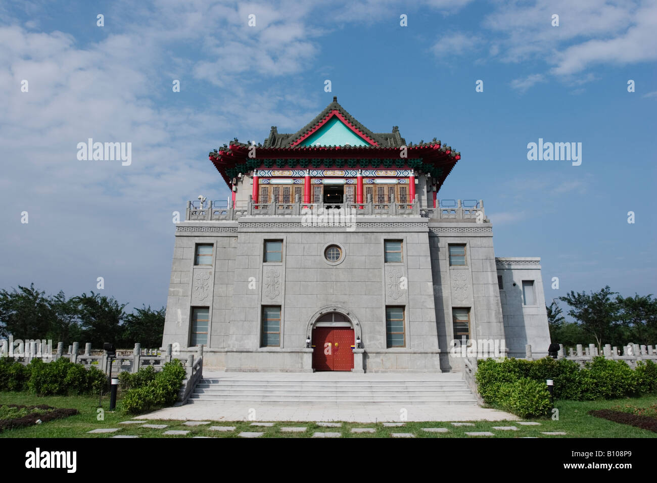 Memorial tower to Taiwan soldiers Stock Photo - Alamy