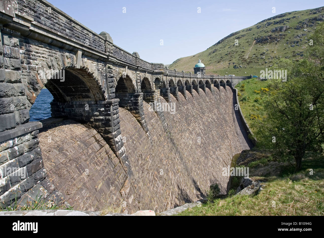 Craig Goch dam Elan Valley Powys Mid Wales UK Stock Photo - Alamy