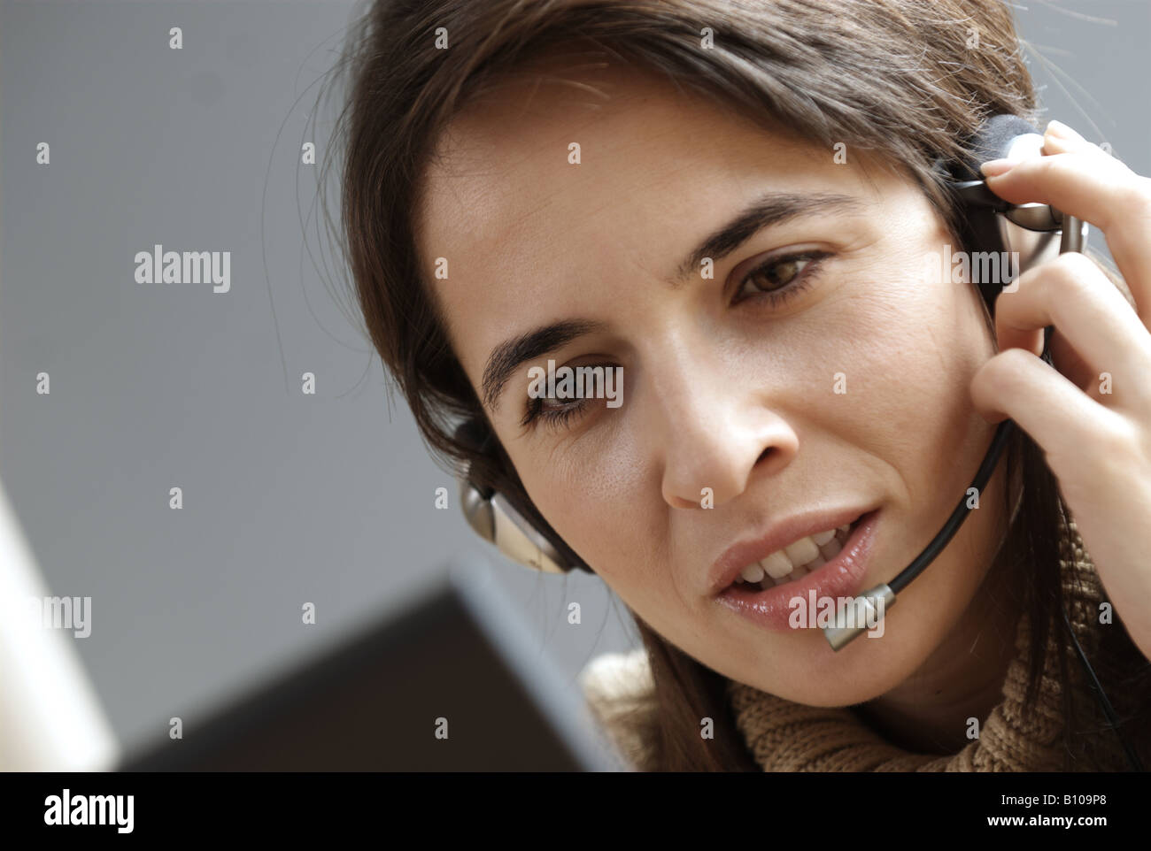Headset microphones hi-res stock photography and images - Alamy