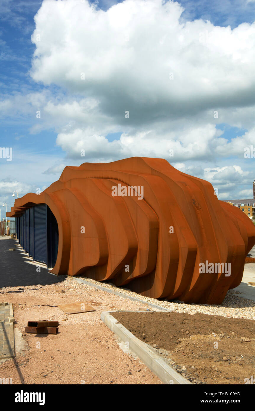 Littlehampton East Beach Cafe Stock Photo - Alamy