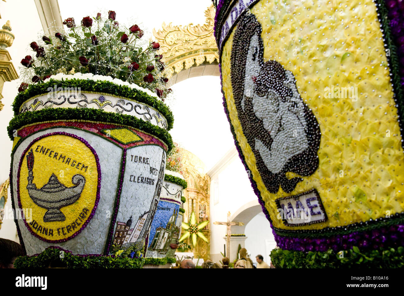Traditional " cestos" from Rose Festival in Vila Franca do Lima, Minho ...