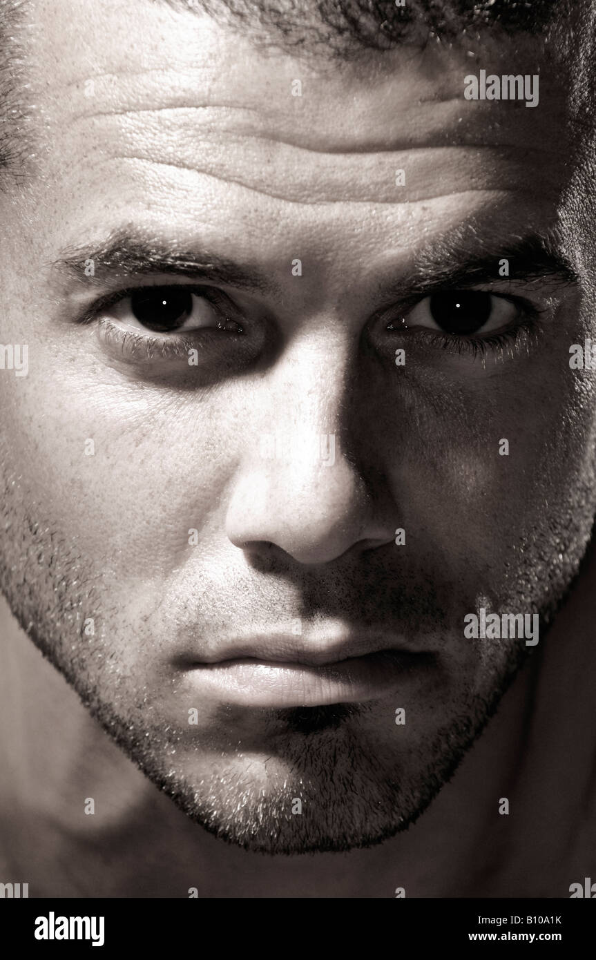 Portrait man people men portraits portrait black and white hi-res stock ...