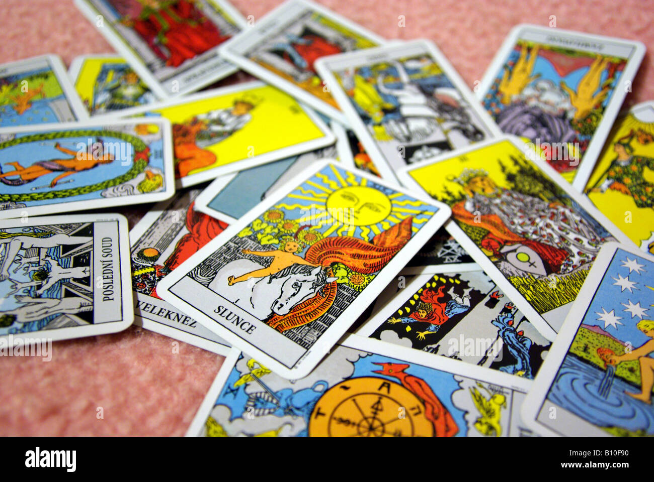 Tarot tower card hi-res stock photography and images - Alamy