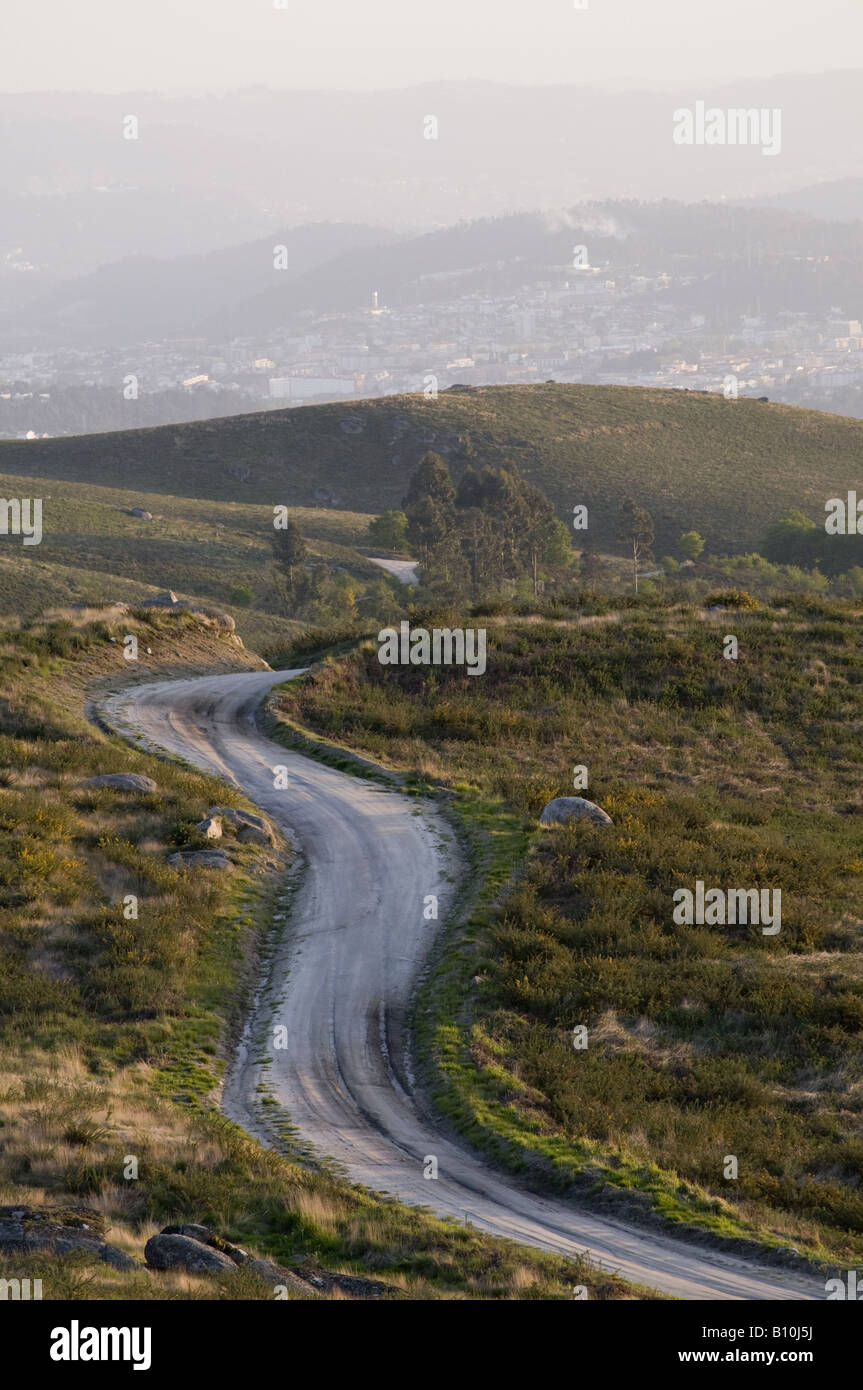 landscape in northern Portugal, Fafe Stock Photo - Alamy