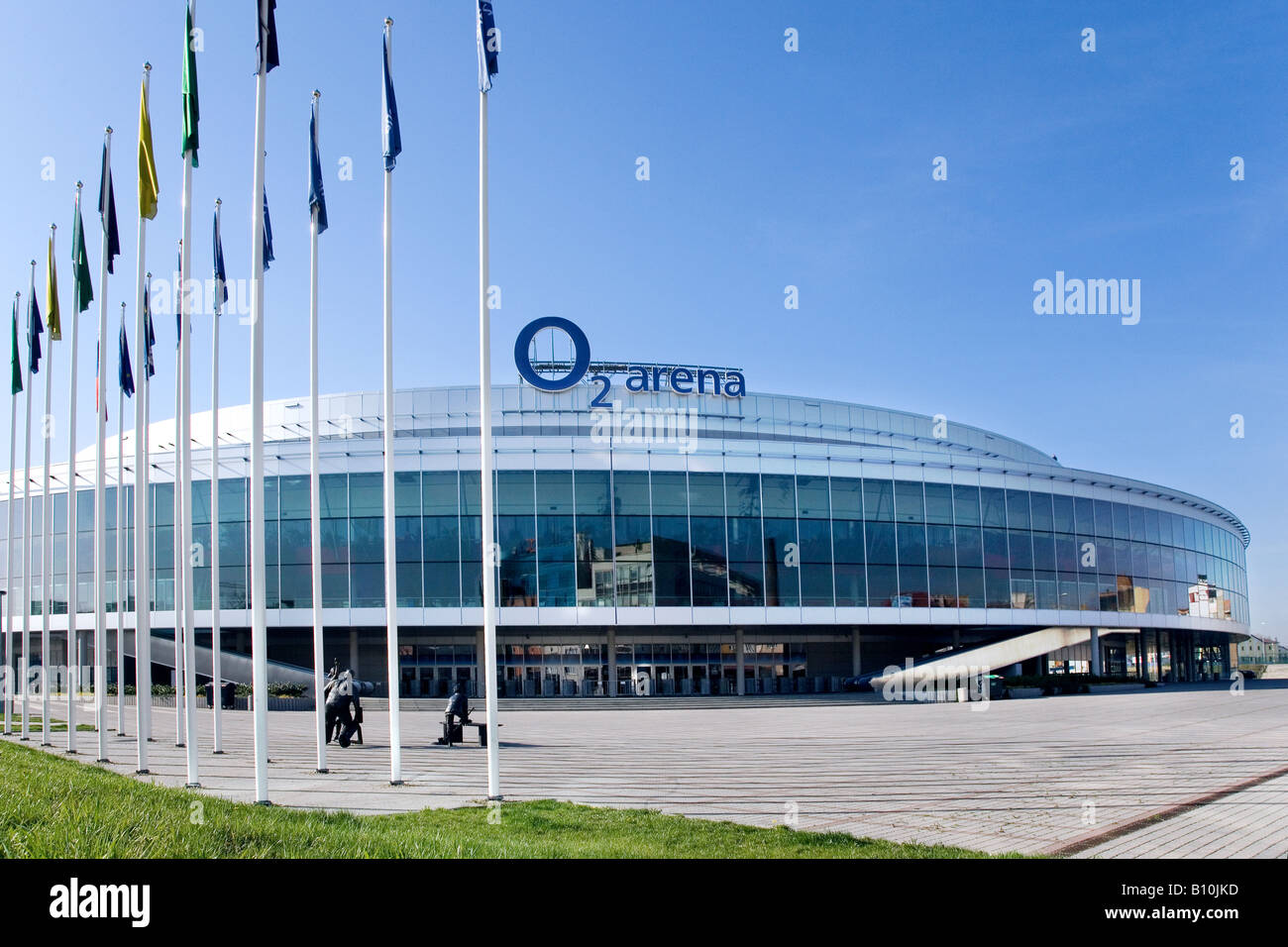multifunkcni hala O2 Arena, Vysocany, Praha Stock Photo - Alamy