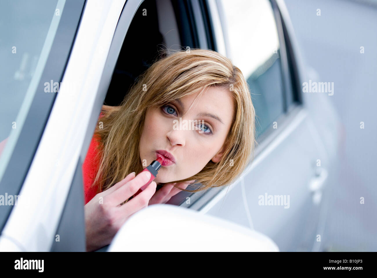 Stick head out of window hi-res stock photography and images - Alamy
