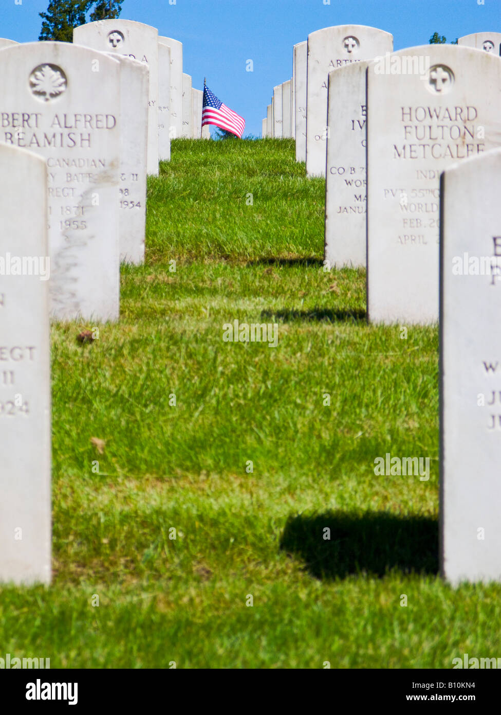 Evergreen washelli cemetery hi-res stock photography and images - Alamy