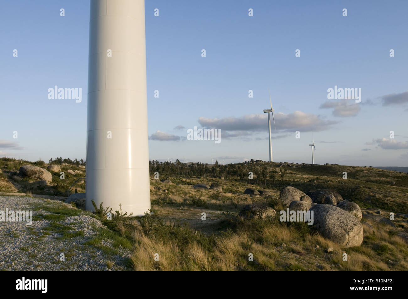 Wind farm in Portugal Stock Photo - Alamy
