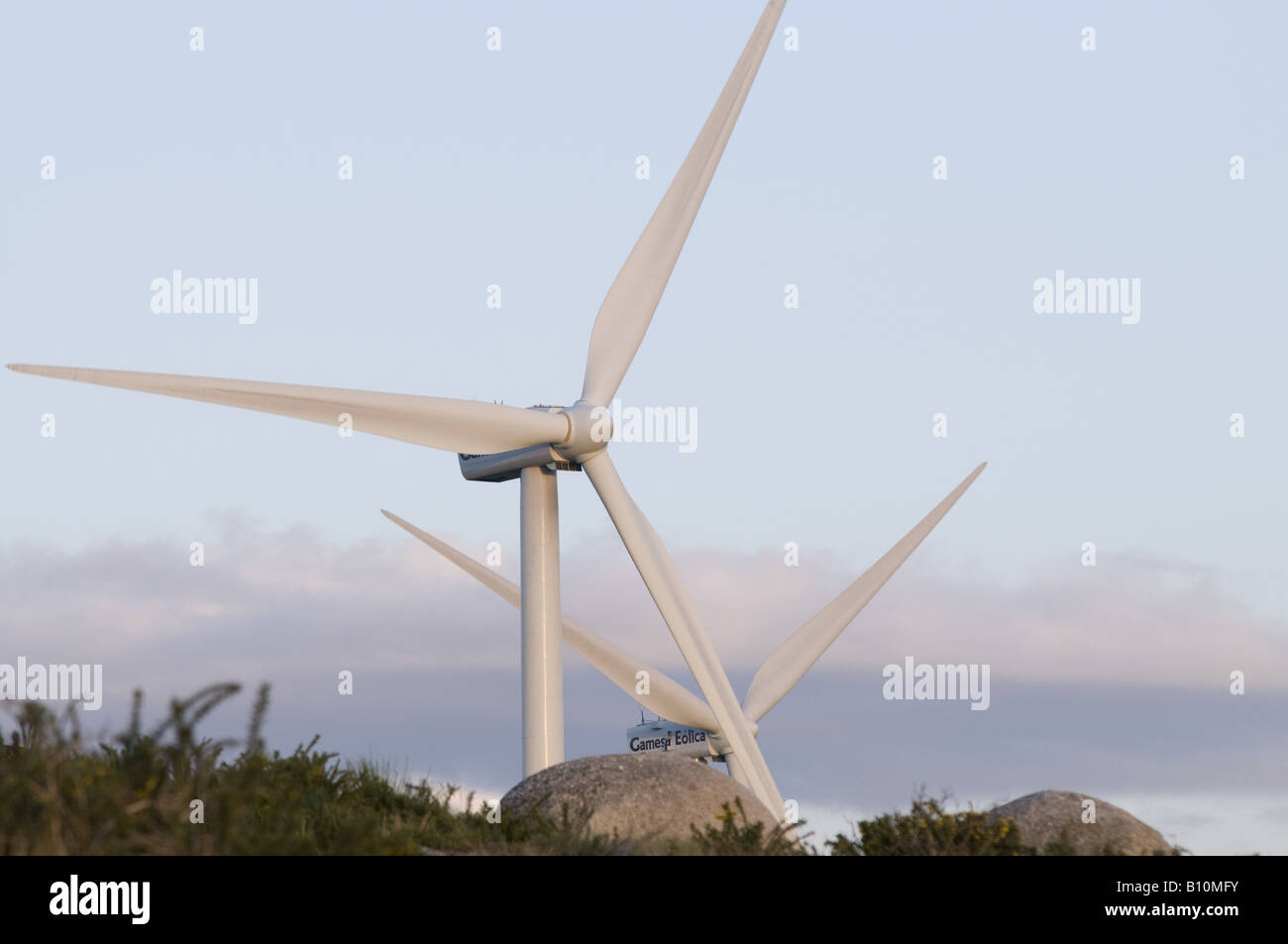 Wind farm in Portugal Stock Photo - Alamy