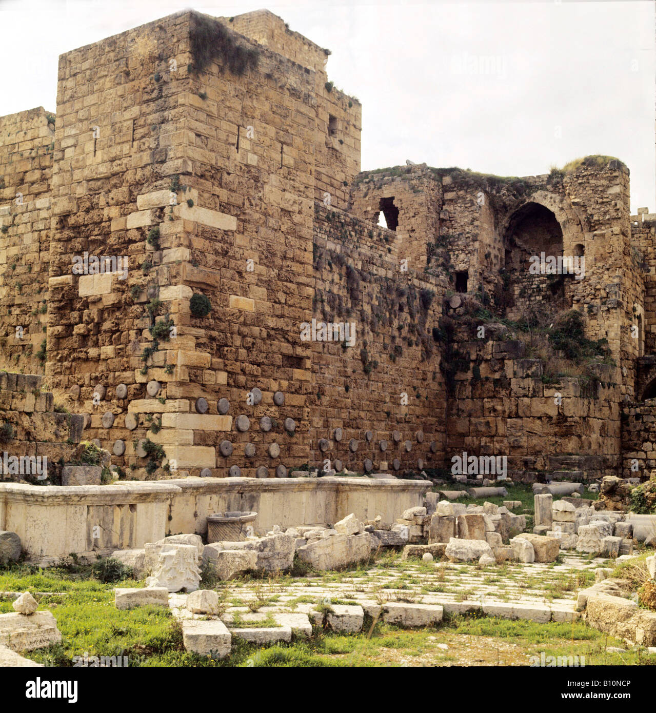 Byblos Roman nymphaeum Lebanon Stock Photo - Alamy