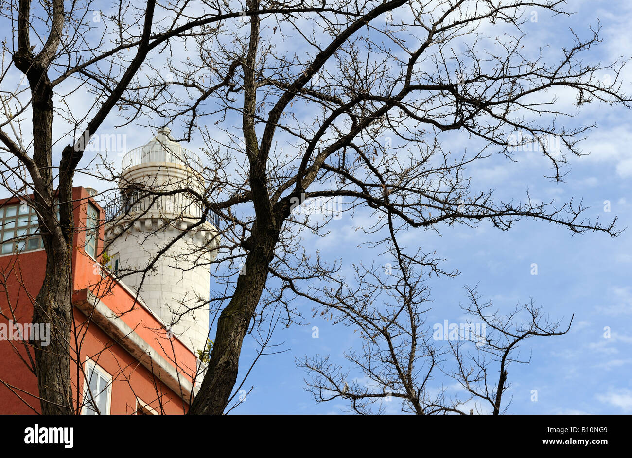 Europe Italy Venetia lagoon of Venice Murano island the lighthouse ...