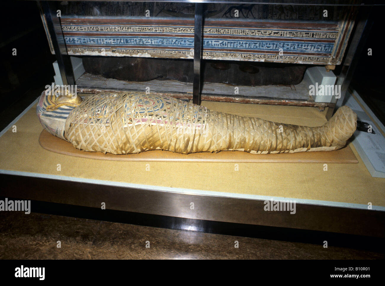 Mummy, face mask. 200 BC. Egypt Stock Photo - Alamy