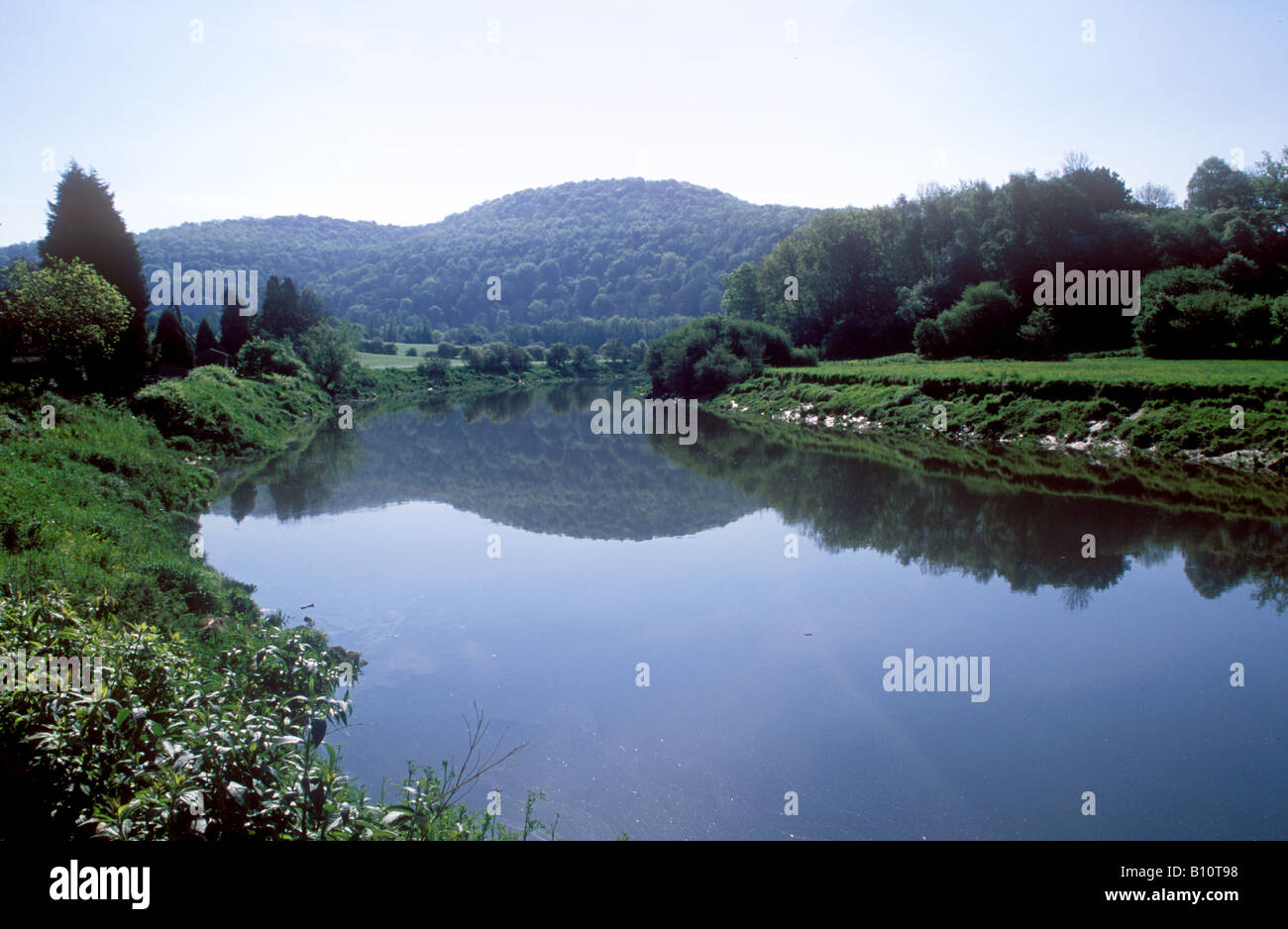 Tintern on the River Wye Stock Photo - Alamy