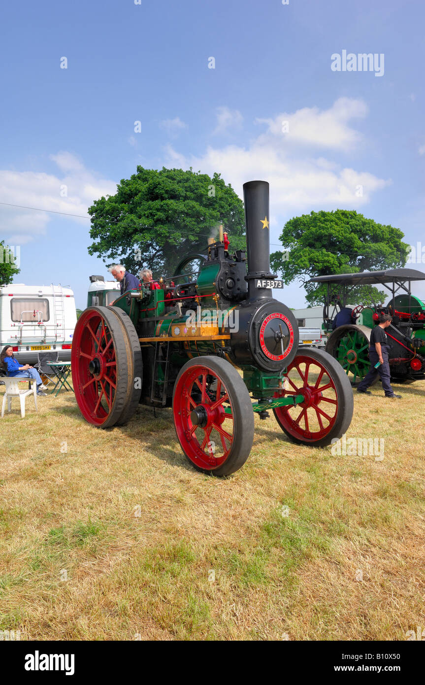 Fowler Steam traction engine Stock Photo - Alamy