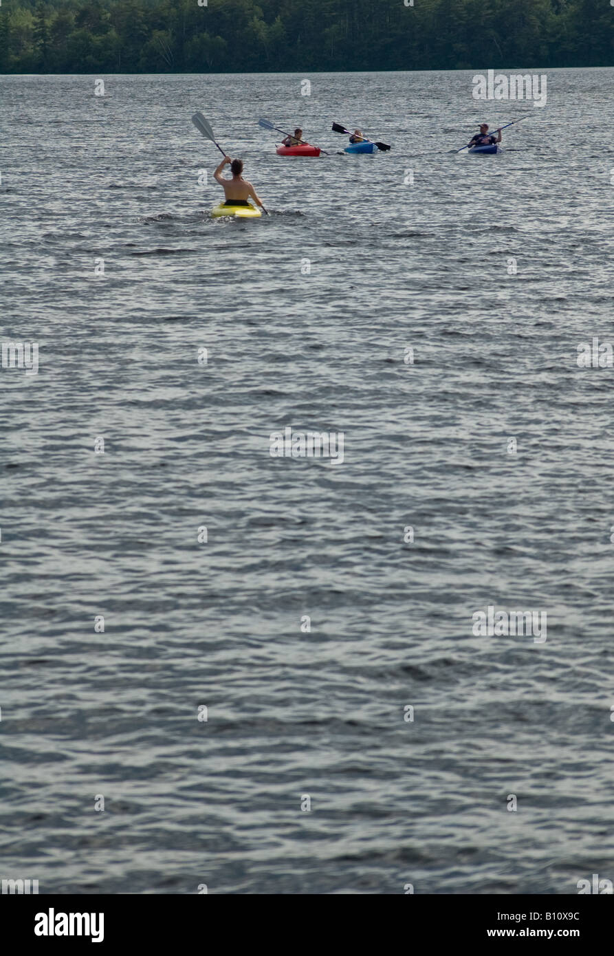 boating summer camp lake Stock Photo - Alamy