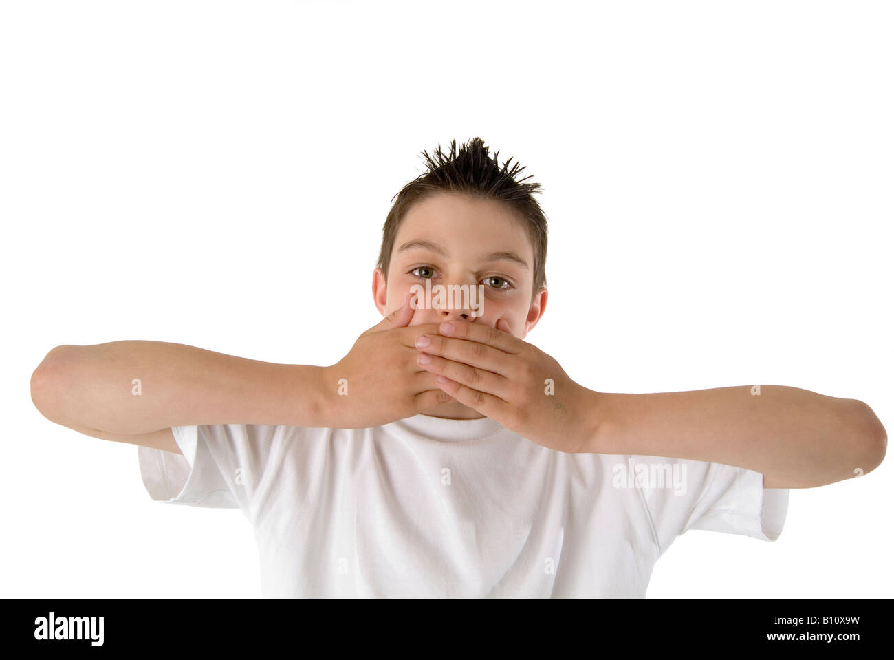 Swearing Child Speak No Evil Hands Over Mouth Spoke Speaking Before swearing-child-speak-no-evil-hands-over-mouth-spoke-speaking-before