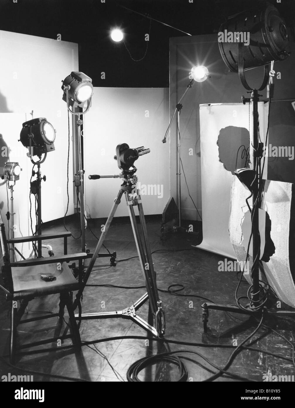 1950 tv set Black and White Stock Photos & Images - Alamy