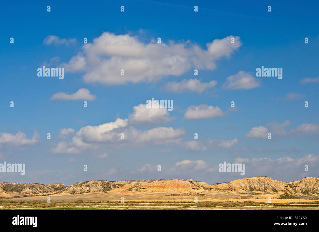 Hill under the cloudy sky in spring season Stock Photo - Alamy