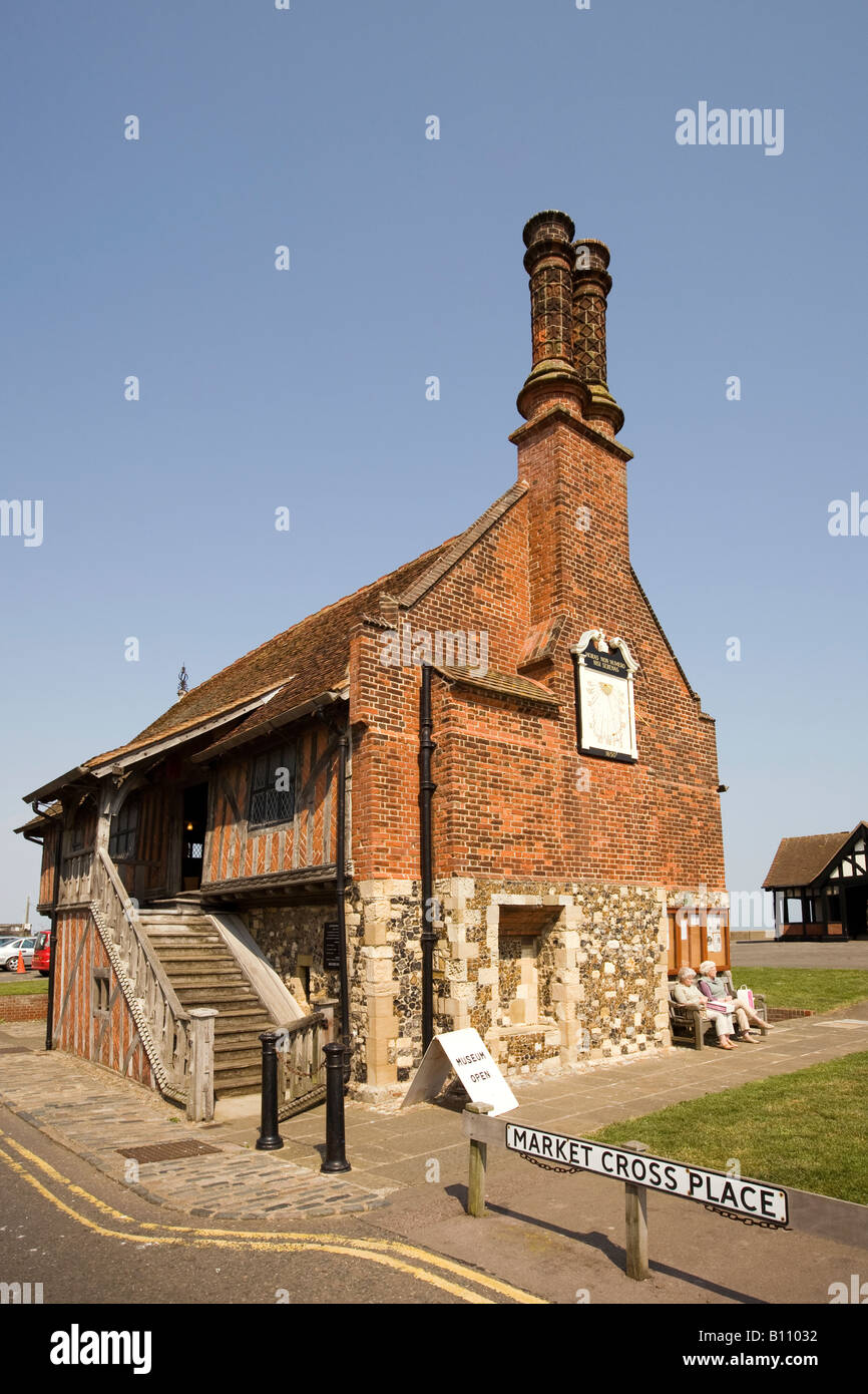 UK England Suffolk Aldeburgh Market Cross Place Moot Hall historic ...