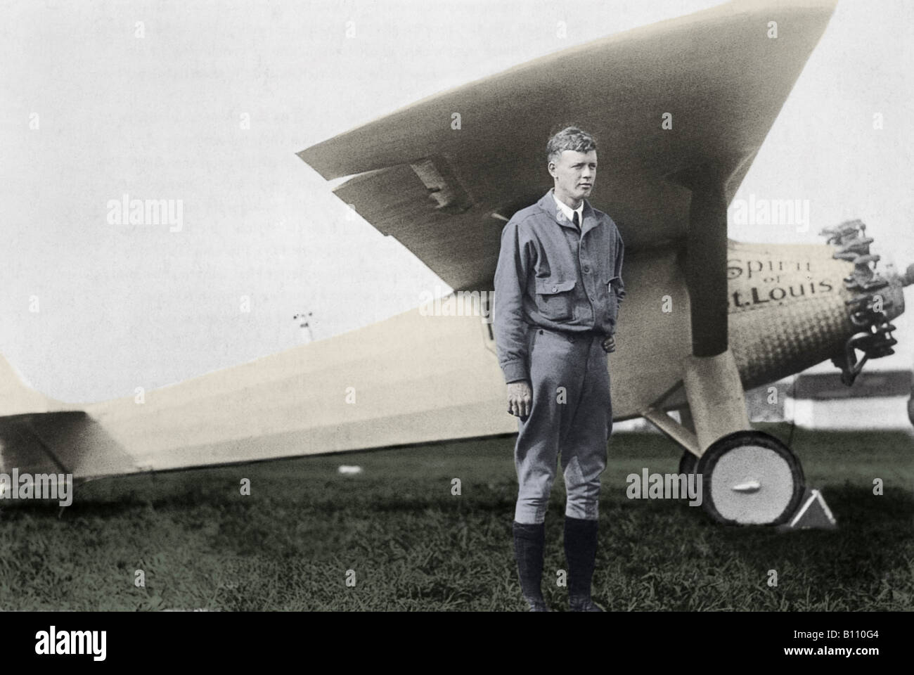 Charles Lindbergh, 1902 - 1974, American aviation pioneer Stock Photo ...