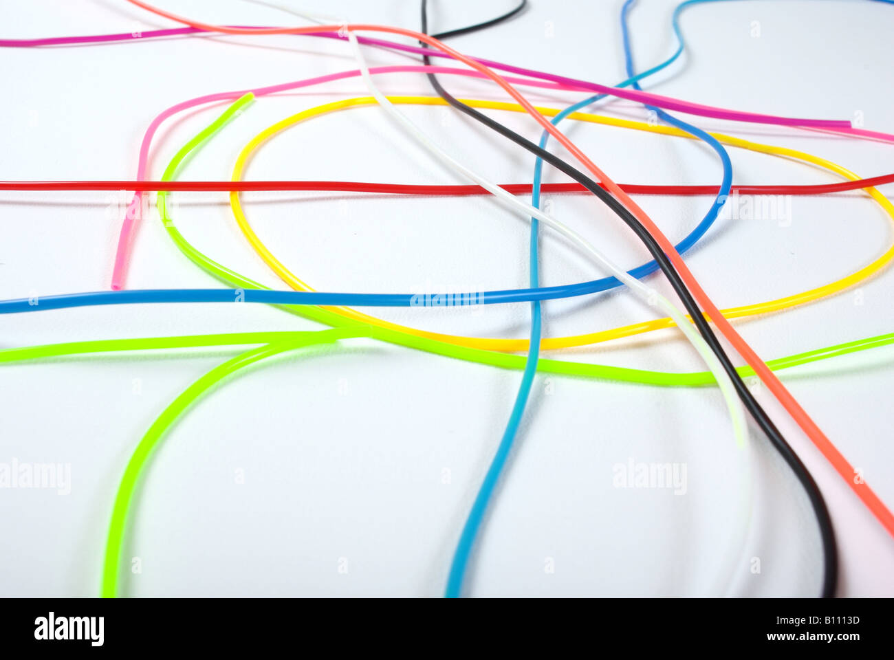 London Underground map laid out in plastic string Stock Photo - Alamy