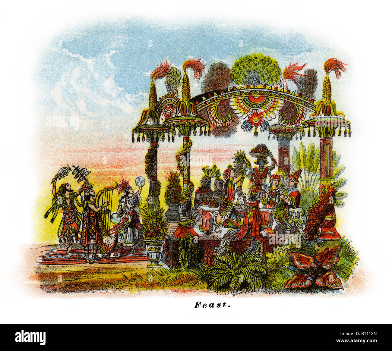 Feast - Mardi Gras Parade Float Design Stock Photo - Alamy